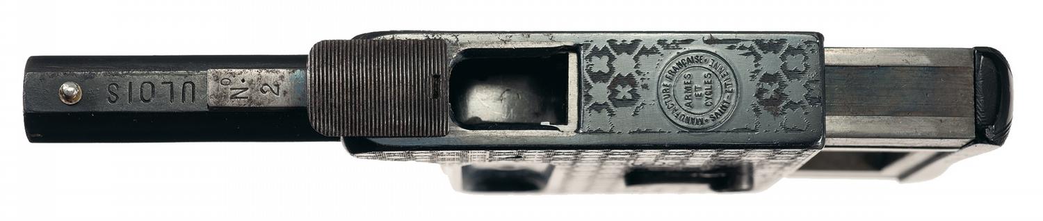 Excellent Gaulois Number 2 Palm Pistol with Purse