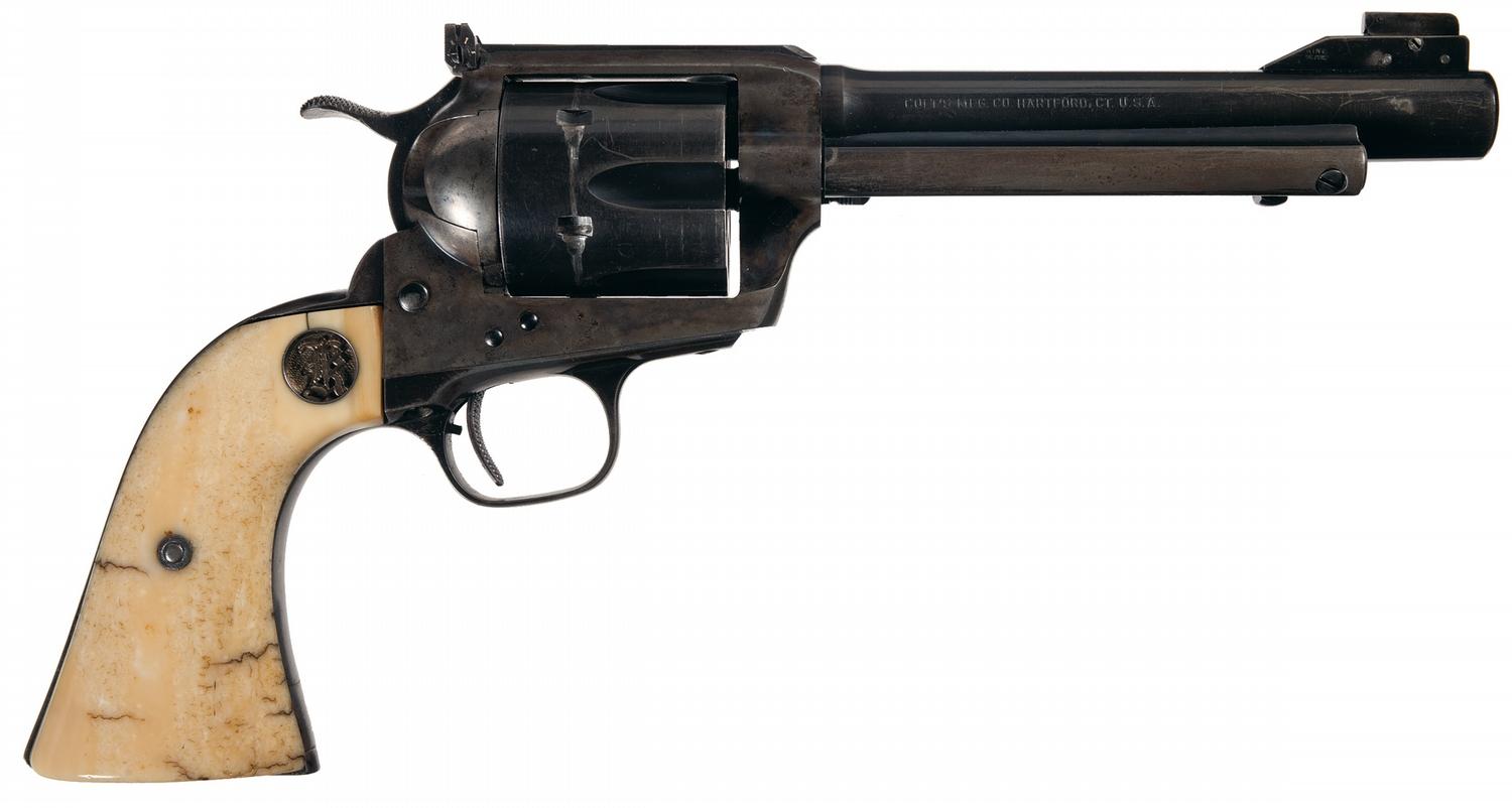 Custom Colt Pre-War Single Action Army Revolver with "Elmer Keith ...