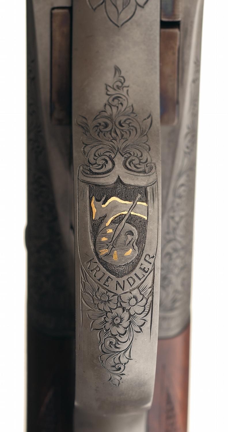 Custom Engraved Gold Inlaid Winchester Model 1894 Lever Action Takedown ...