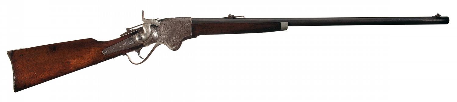 Rare Engraved Spencer Sporting Rifle