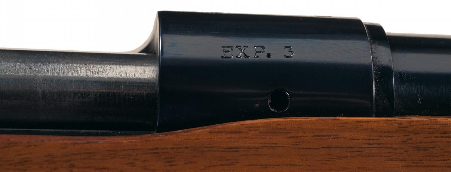 Rare Winchester Prototype Model 70 Bolt Action Rifle Serial Number EXP 3