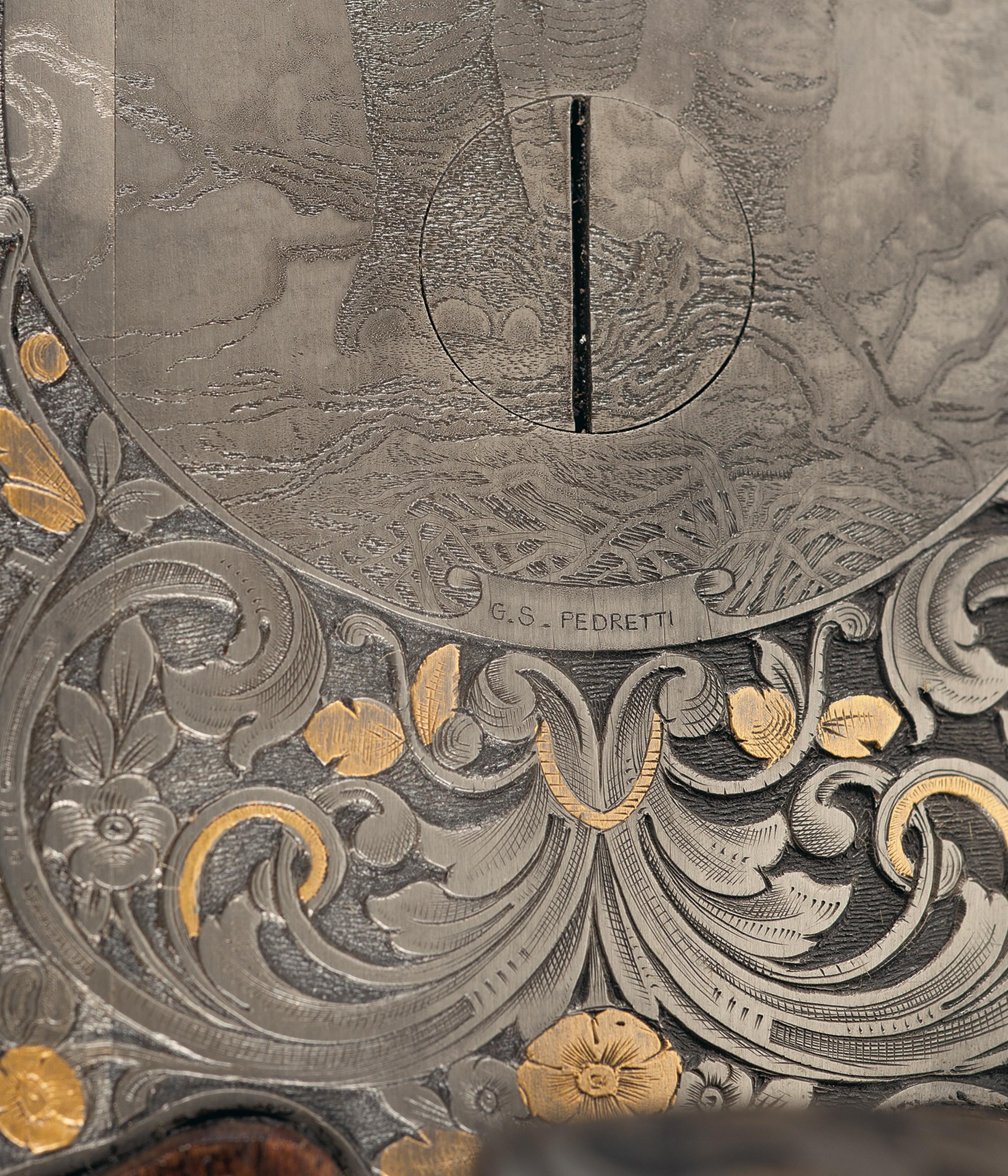 Special Order Master Relief Engraved Gold Inlaid Heym Model 88 B Double ...