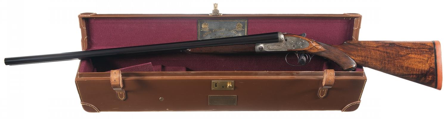 Desirable Finely Engraved J. Purdey & Sons Side by Side Hammerless Shotgun