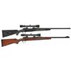 Two Winchester Model 70 Bolt Action Rifles
