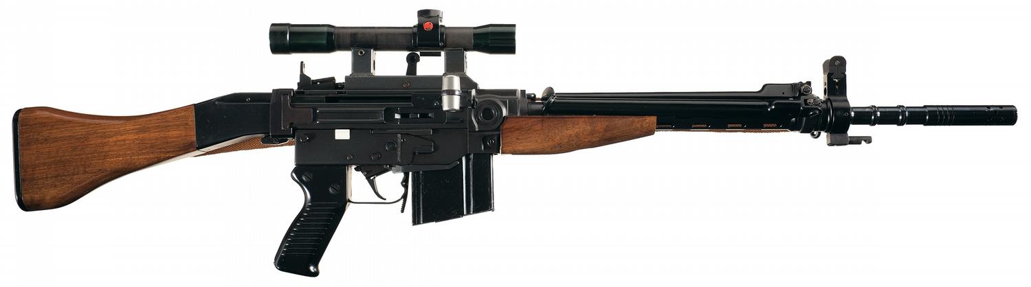 Rare SIG Semi-Automatic Rifle with Original Sniper Scope and Mount