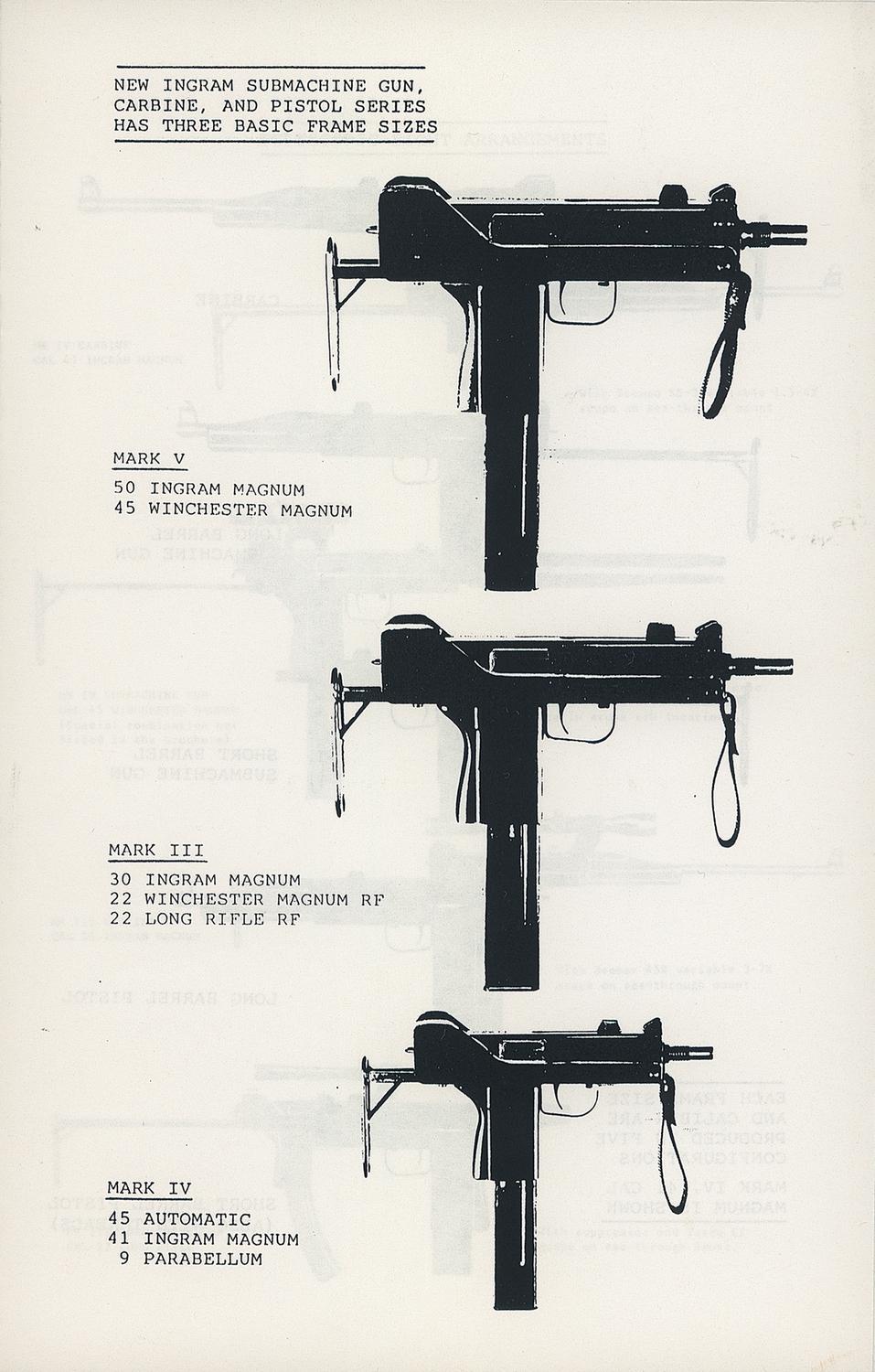 Unique Serial Number 9 Gordon Ingram Prototype Westarm Semi-Automatic ...