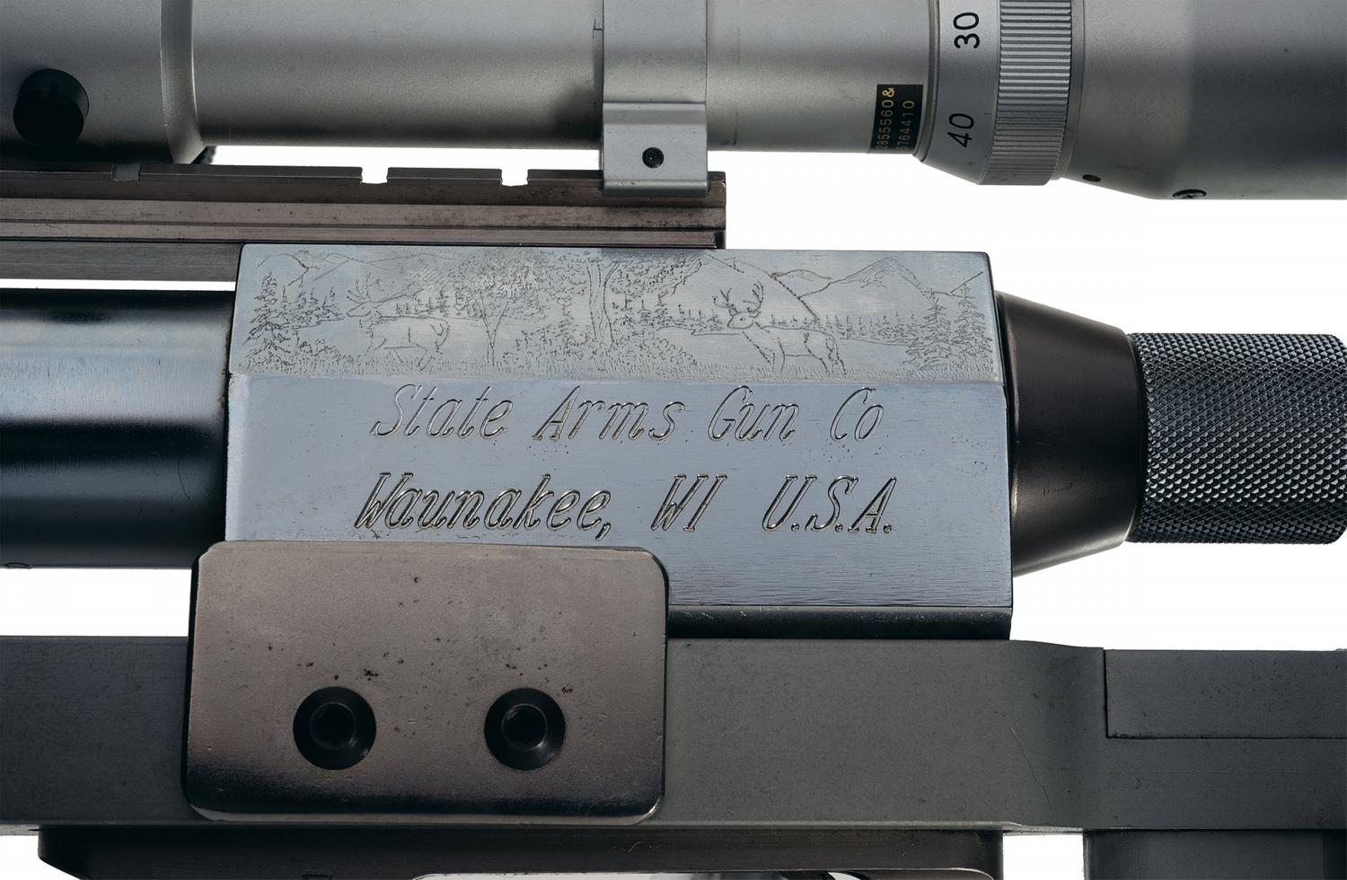 State Arms Company SP-5 Rebel 50 BMG Single Shot Bolt Action Rifle with ...