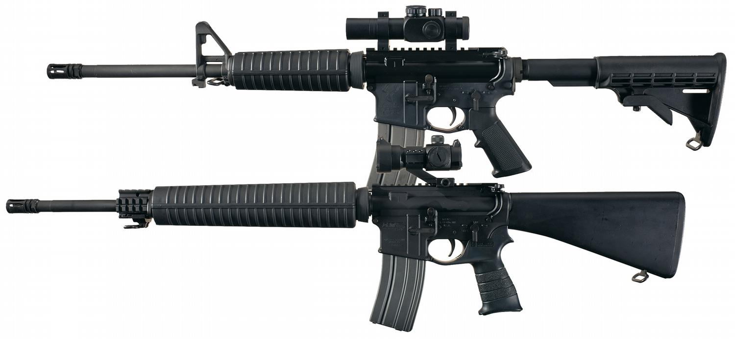 Two AR-15 Style Rifles
