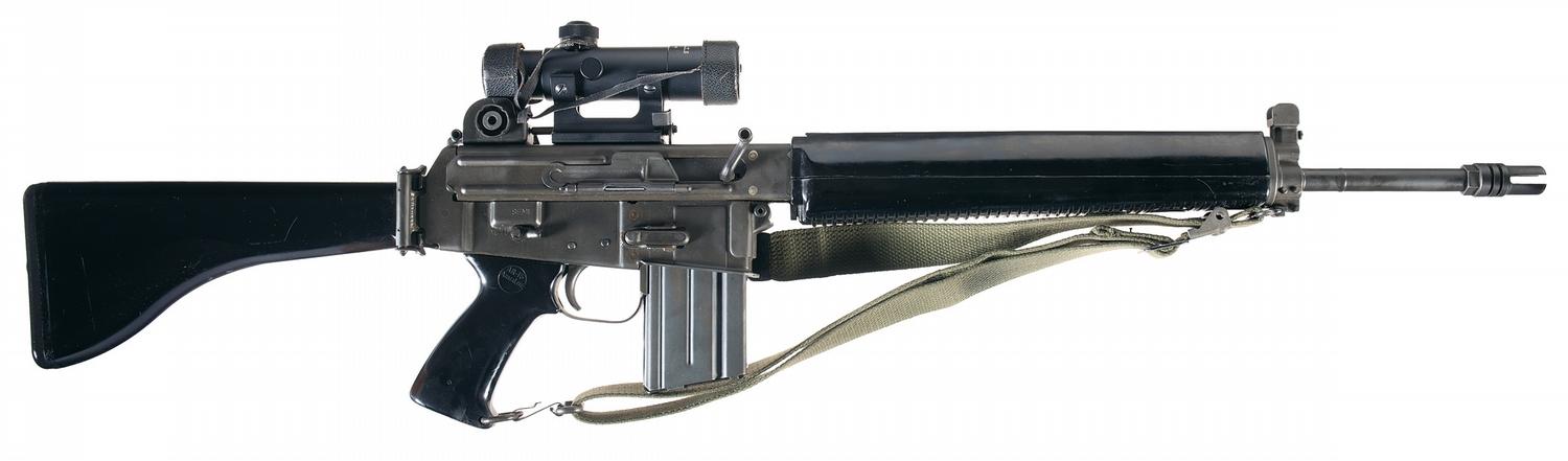 Scarce Full-Automatic Armalite AR 18 Rifle with Sling and Scope