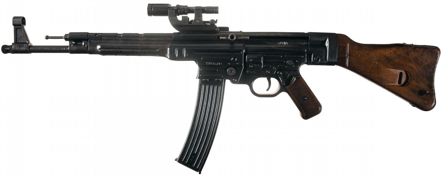Exceptionally Rare Early C.G. Haenel MP43/1 SturmGewehr Assault Rifle ...