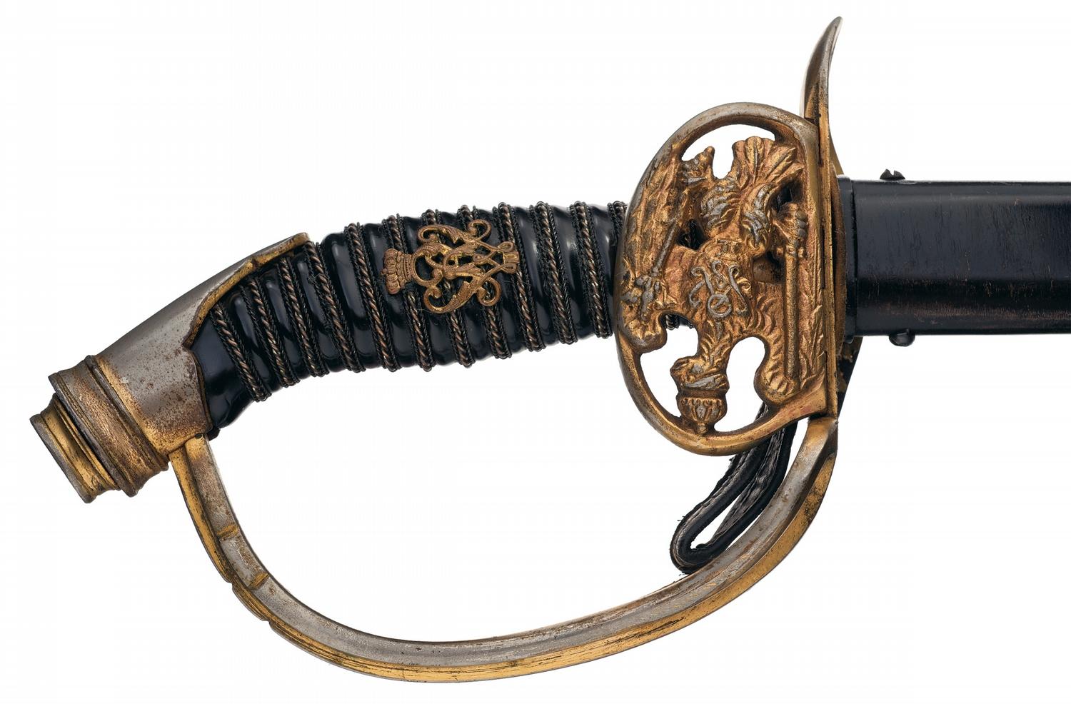 Two German Swords With Sheaths And Portapees