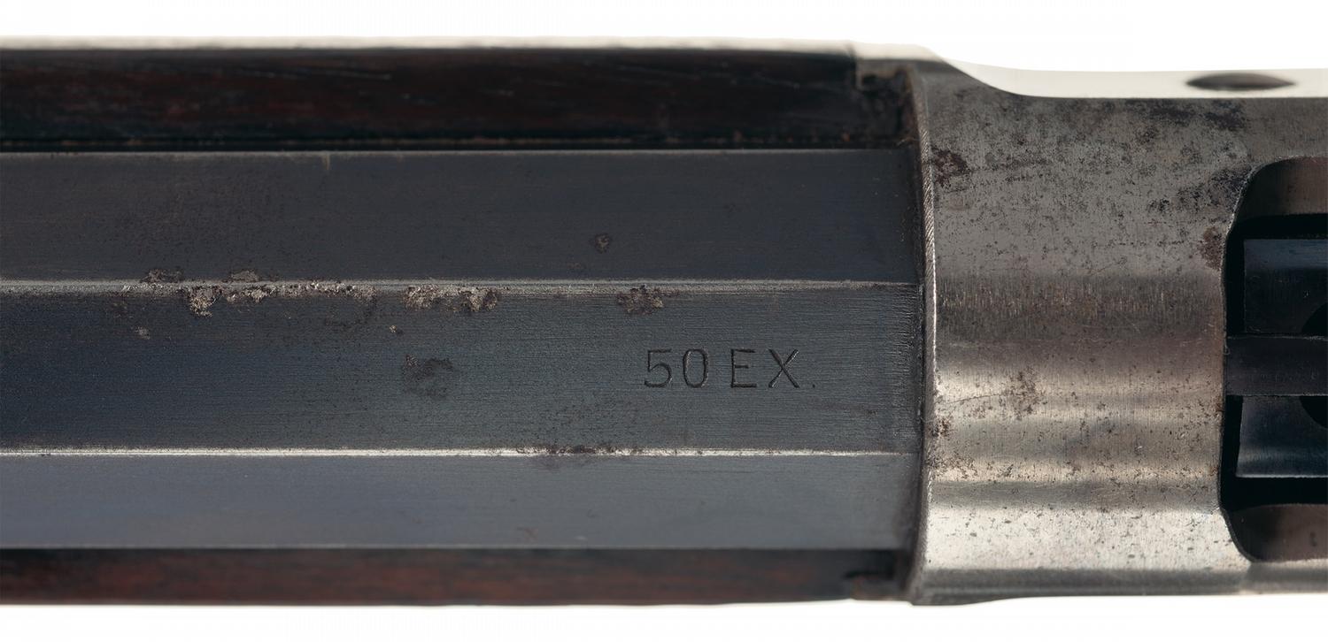 Desirable Documented Winchester 50 Express Model 1886 Lever Action Rifle