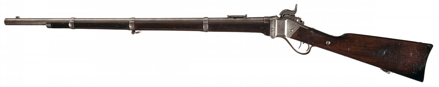 Scarce Berdan Sharps New Model 1859 Rifle with Double-Set Triggers