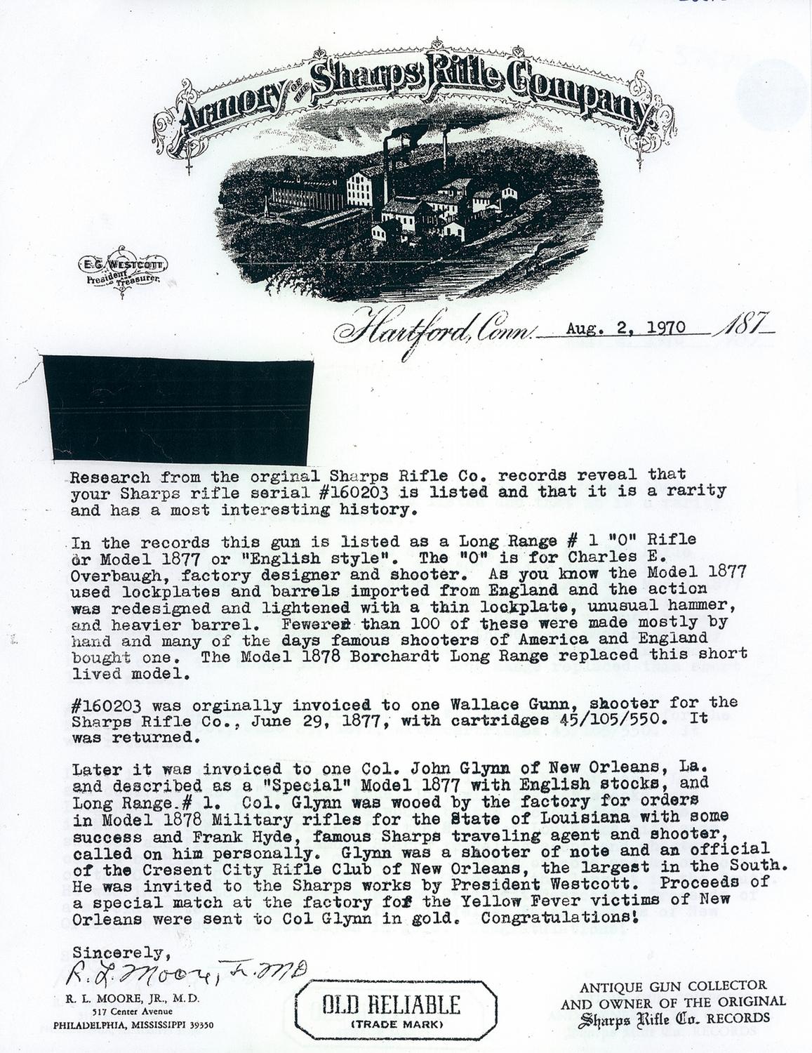 Rare Sharps Model 1877 No. 1 Long-Range Rifle