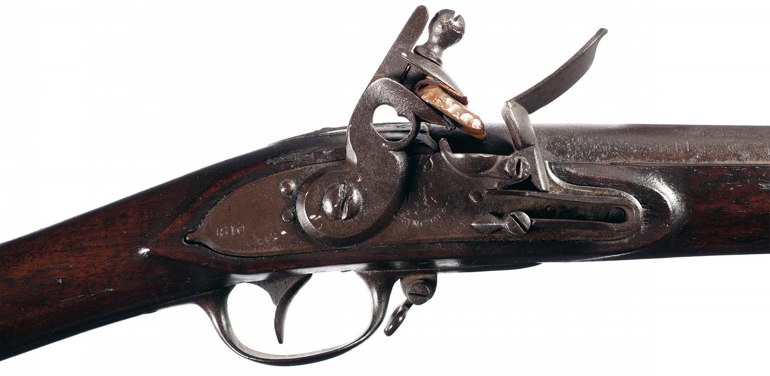 Desirable U.S. Springfield Armory Model 1795 Type III Flintlock Musket ...