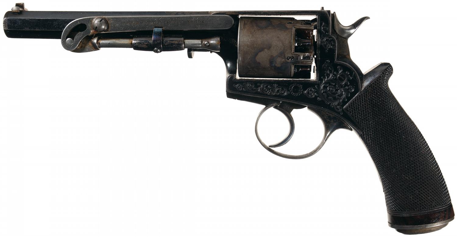 Deane & Son Adams Patent Revolver with Scarce Joseph Brazier Loading Lever