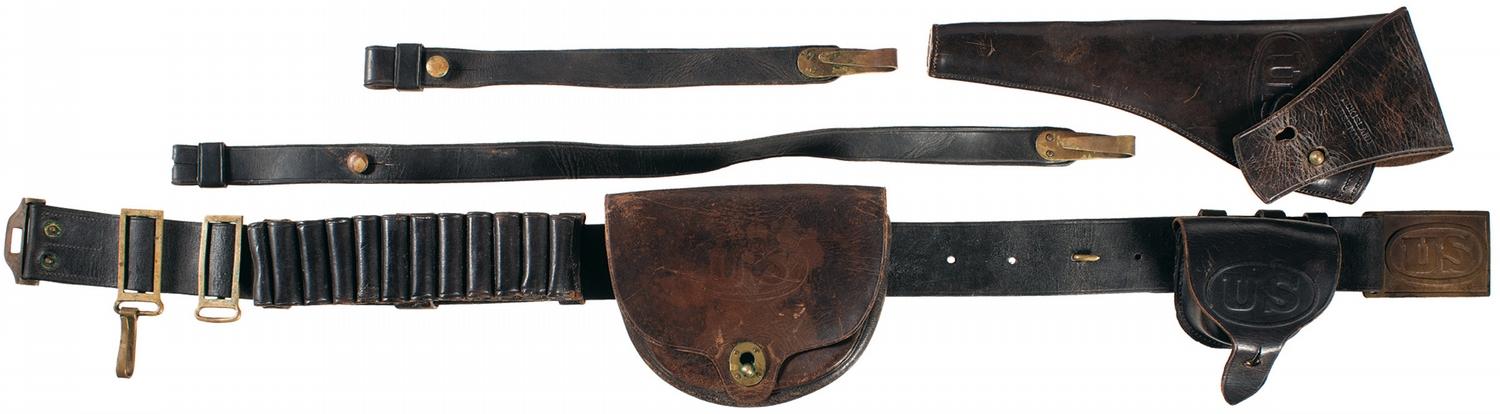 Exceptional U.S. Pattern 1874 Cavalry Saber Belt with Hazen Loops and ...