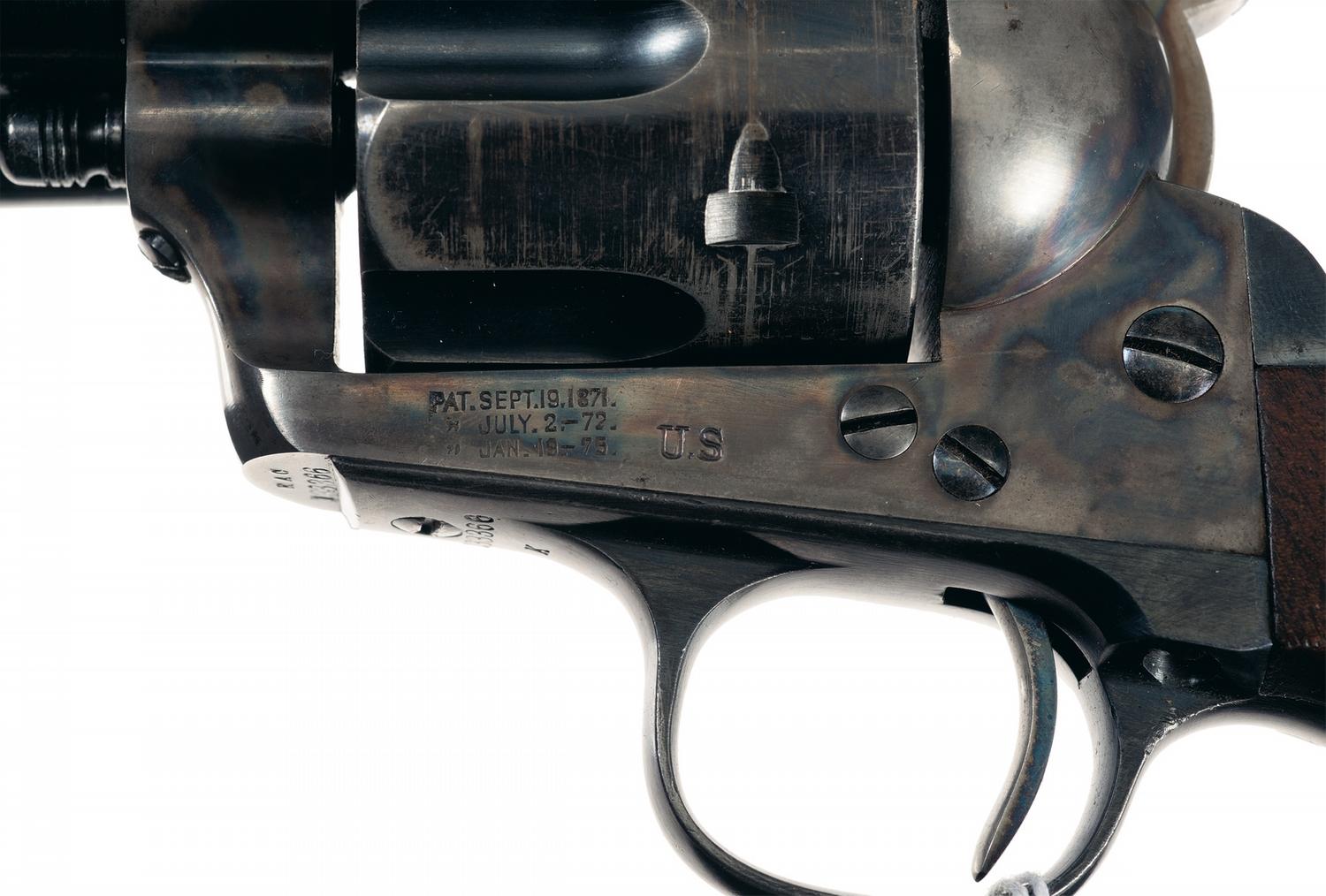 U.S. Colt Model 1873 Single Action Cavalry Revolver with Factory Letter ...