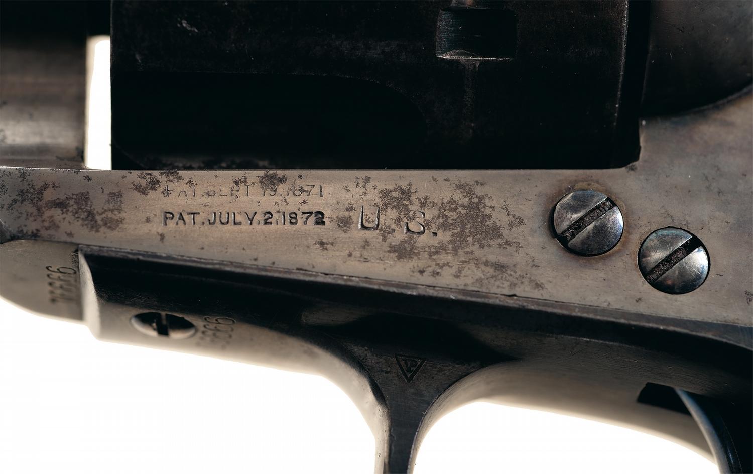 U.S. Colt Model 1873 Cavalry Revolver with 1875 Sub-Inspector's Markings