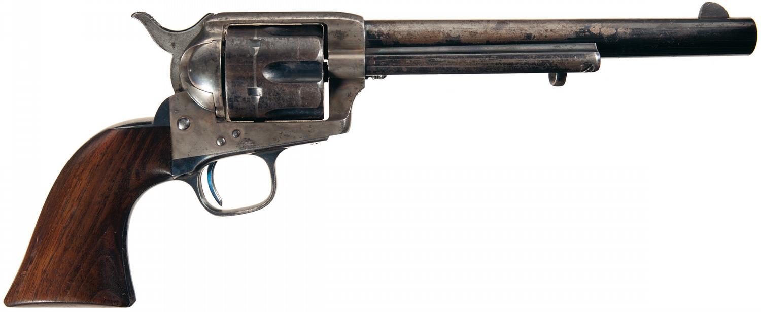U.S. Colt Model 1873 Cavalry Revolver with 1875 Sub-Inspector's Markings