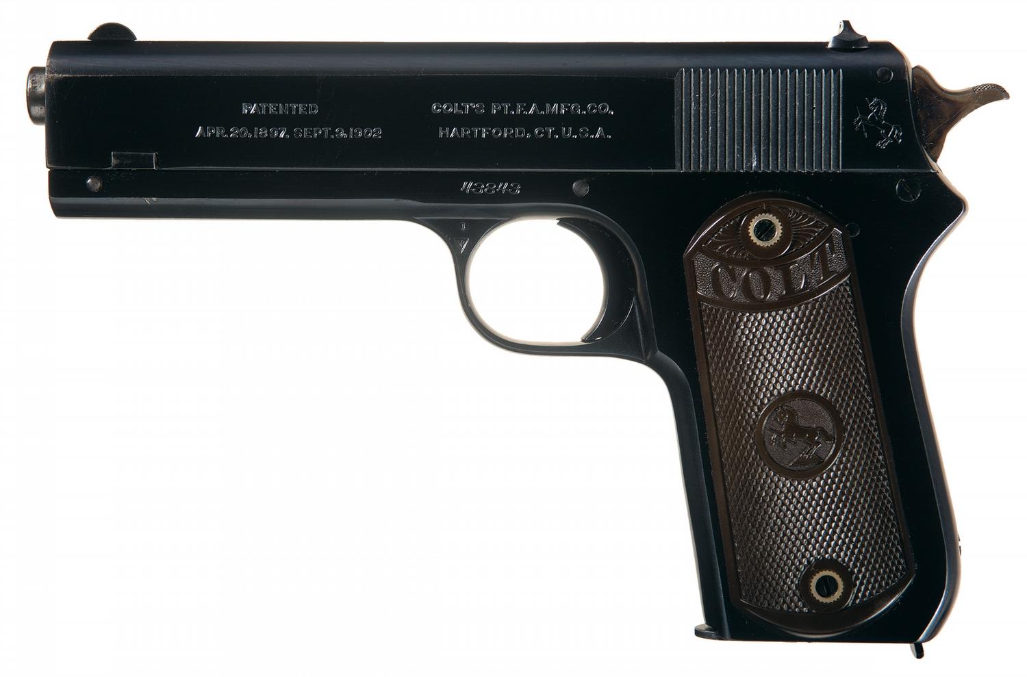 Exceptional Colt Model 1903 Pocket Hammer Semi-Automatic Pistol