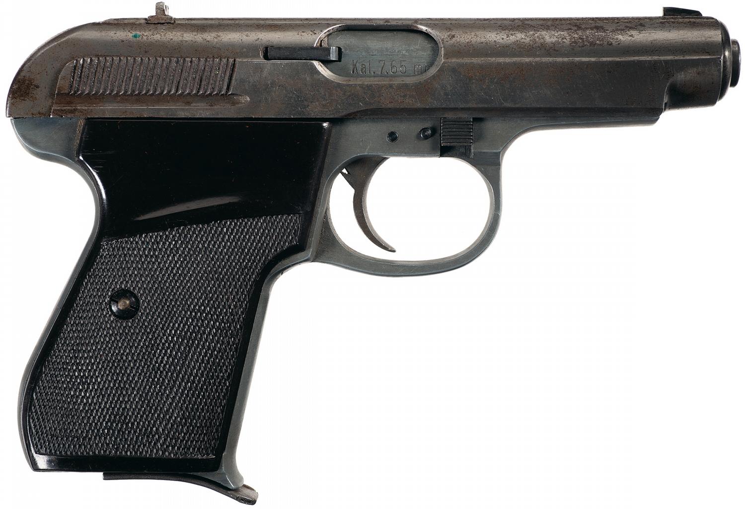 Rare Nazi Experimental, Gustloff-Werke Semi-Automatic Pistol with ...