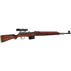 Late WWII German K43 "ac 45" Sniper Rifle with Original ZF4 Scope ...
