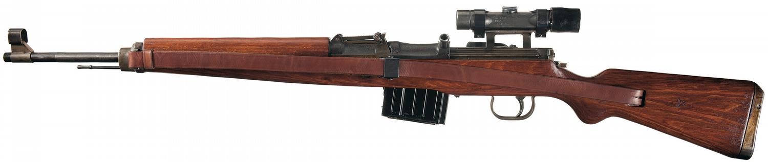 Late WWII German K43 "ac 45" Sniper Rifle with Original ZF4 Scope ...
