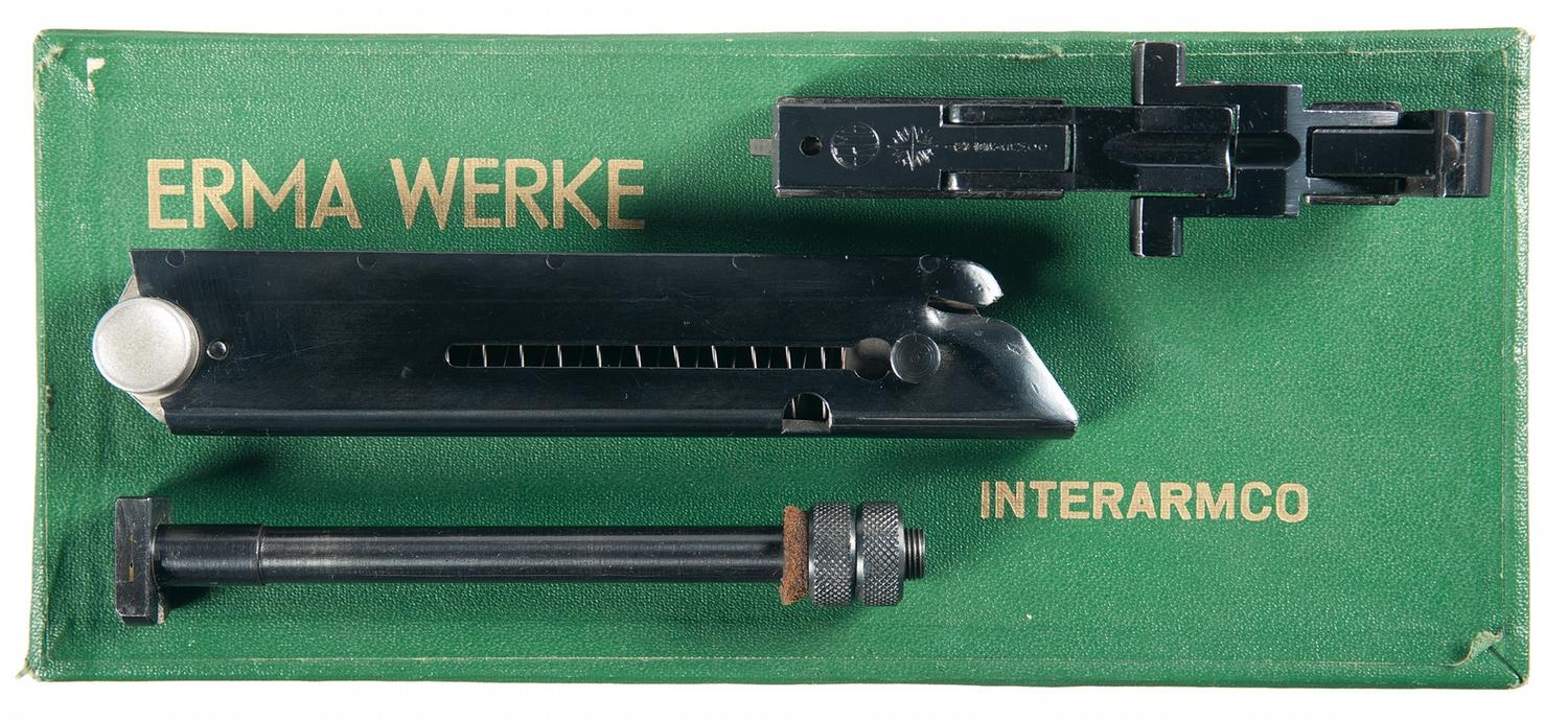 DWM 1916 Dated Luger Pistol with Matching Magazine and Boxed Erma ...