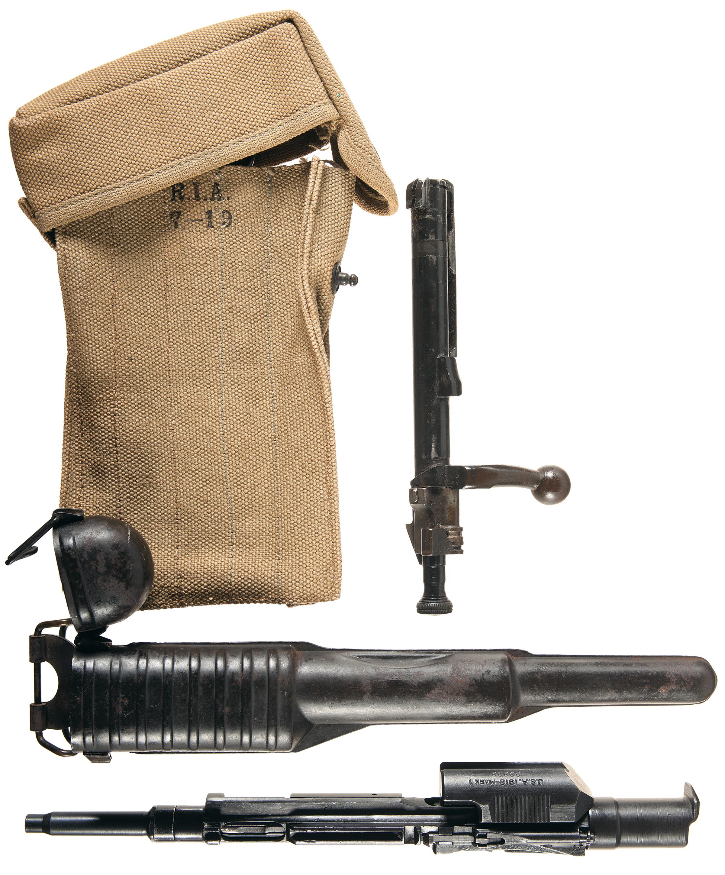 Rare Pedersen Device with Metal Case and U.S. Model 1903 Springfield ...