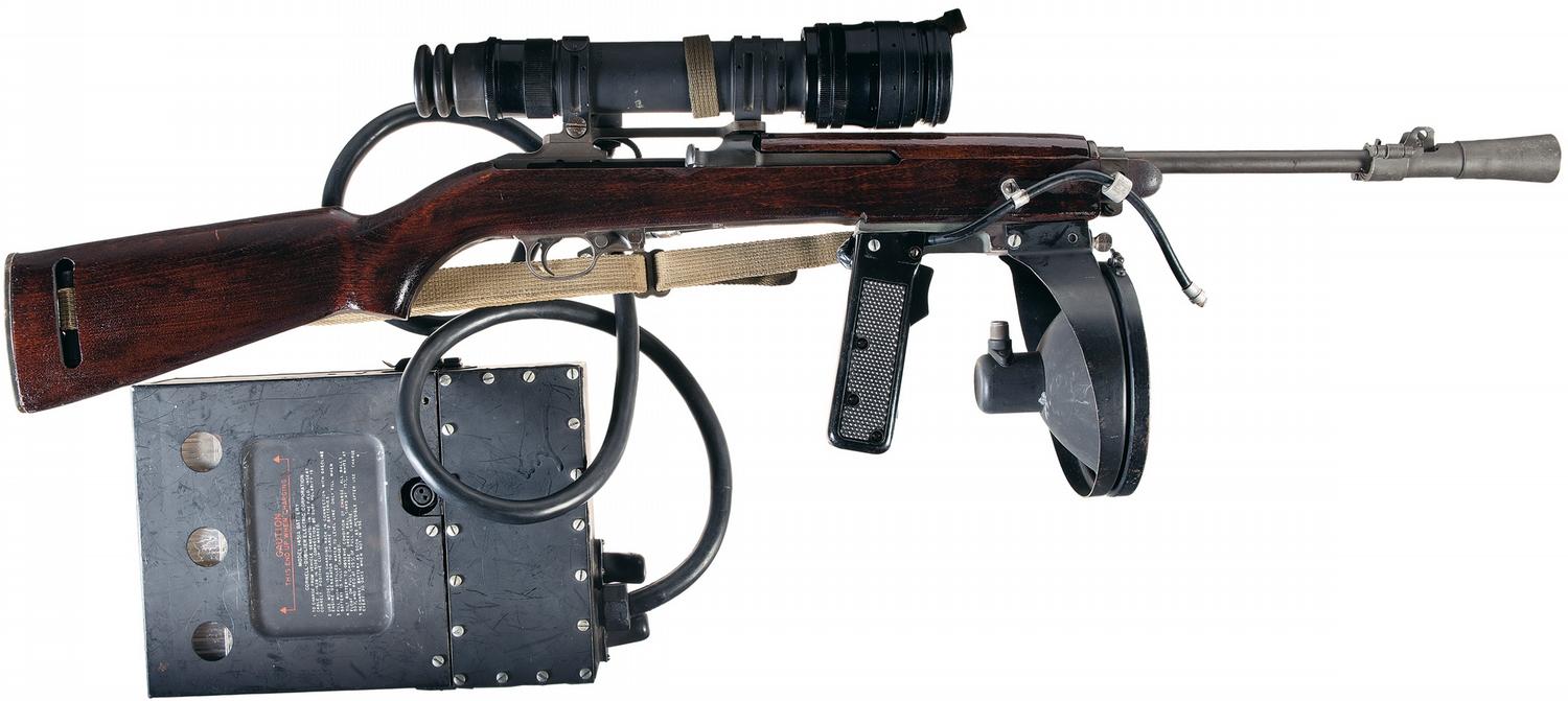 Rare Late WWII Original Inland "T3" Carbine with M2 Infrared Sniper ...
