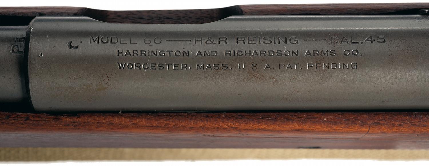 Exceptional Scarce Early Commercial Production Reising Model 60, Semi ...