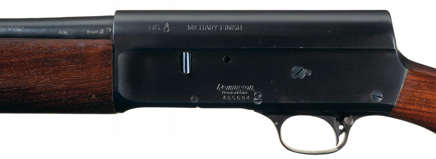 WWII U.S. Navy Contract Remington Model 11 Semi-Automatic Riot Shotgun