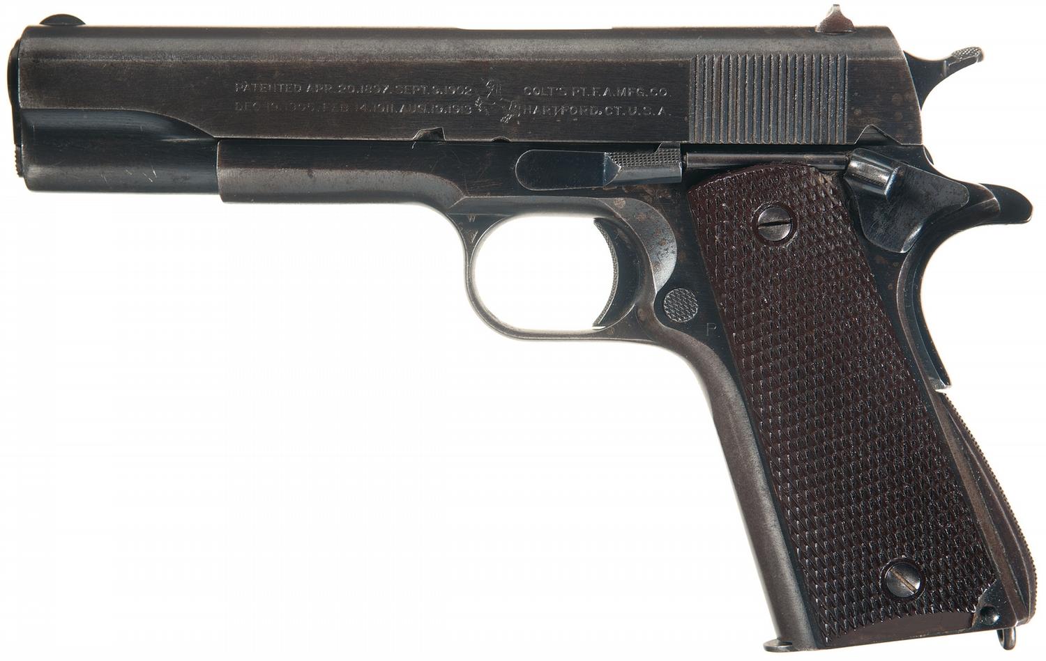 Rare Early 1940 Produced CSR Inspected U.S. Colt Model 1911A1 Semi ...
