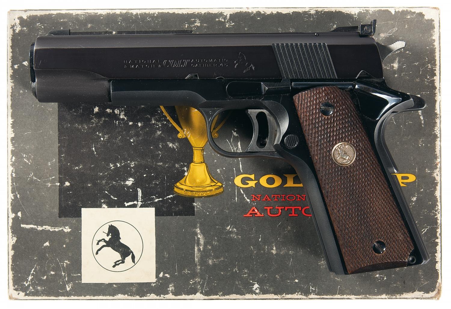 Colt Mark IV Series 70 Gold Cup National Match Semi-Automatic Pistol ...