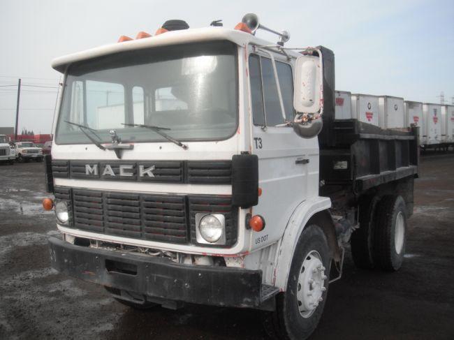 1985 Mack S/A Cab Over Dump Truck