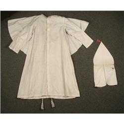 RARE FULL KKK KU KLUX KLAN UNIFORM W/ HELMET, MASK