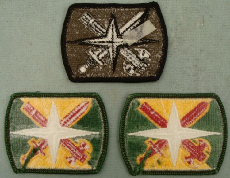 U.S. MILITARY PATCHES-2X3 W/ AXE & SWORD DESIGN