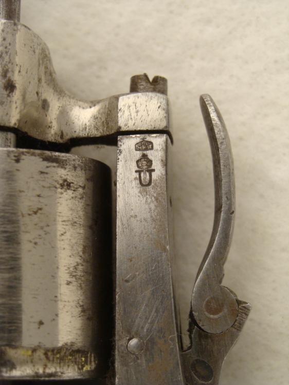 Antique Folding Trigger Revolver European Gun 1800s