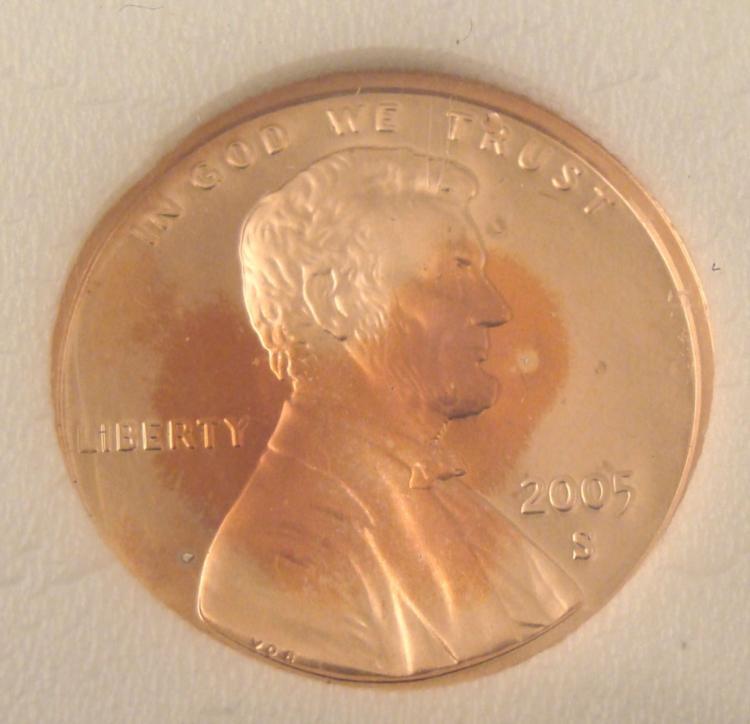 2005-S Lincoln Proof Cent Penny Graded DCAM PR70