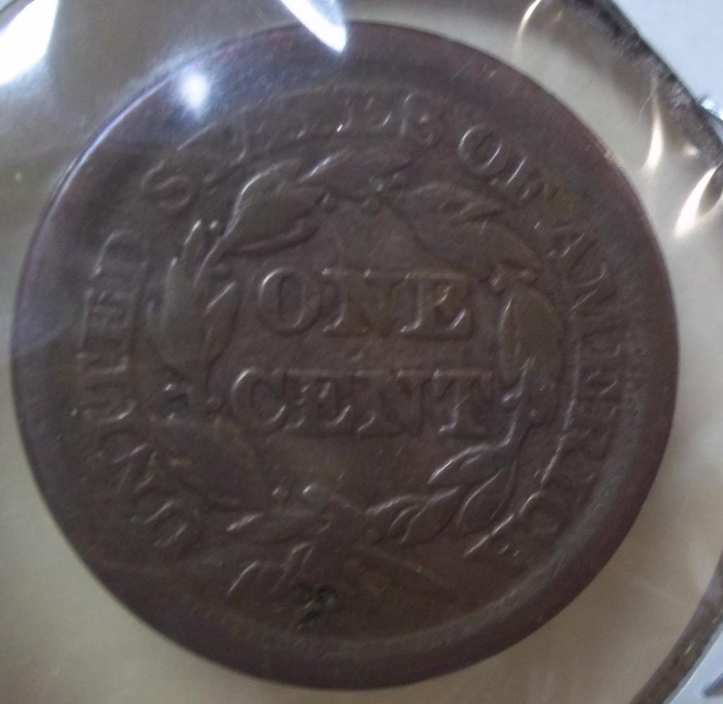 1853 Braided Hair Large Cent