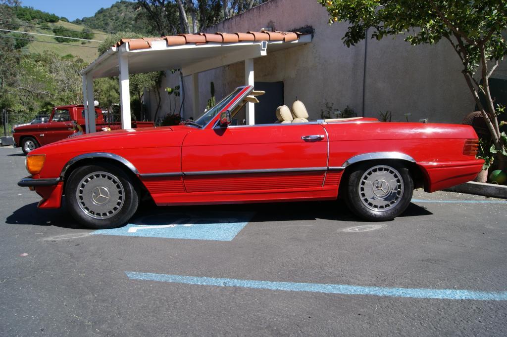 1985 Mercedes Benz SL500 hard & soft top - six cylinder motor-rebuilt ...