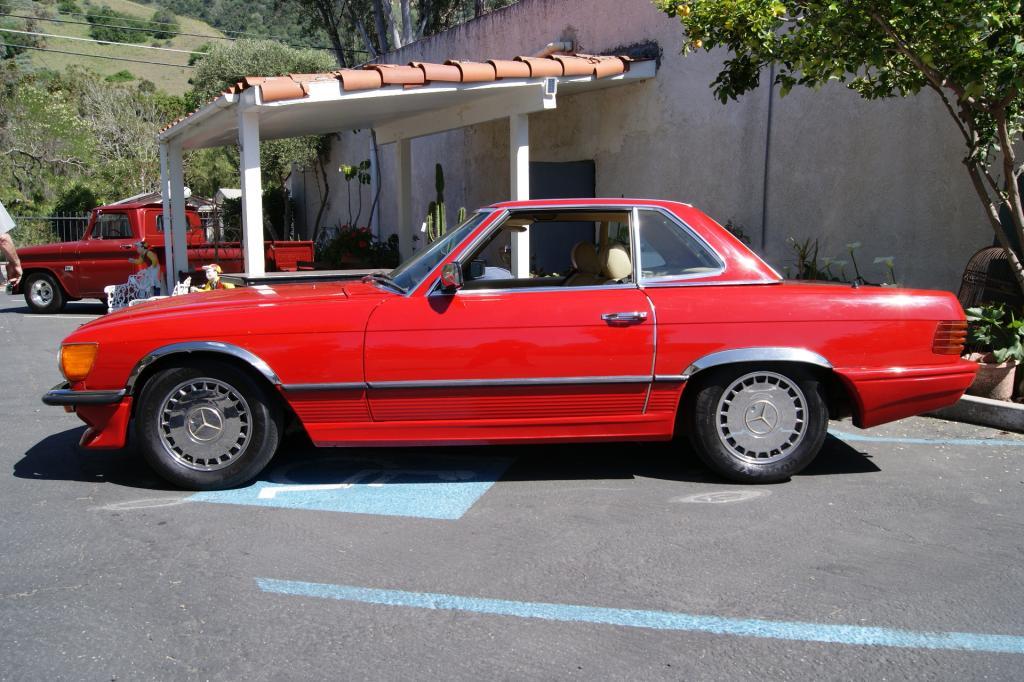 1985 Mercedes Benz SL500 hard & soft top - six cylinder motor-rebuilt ...