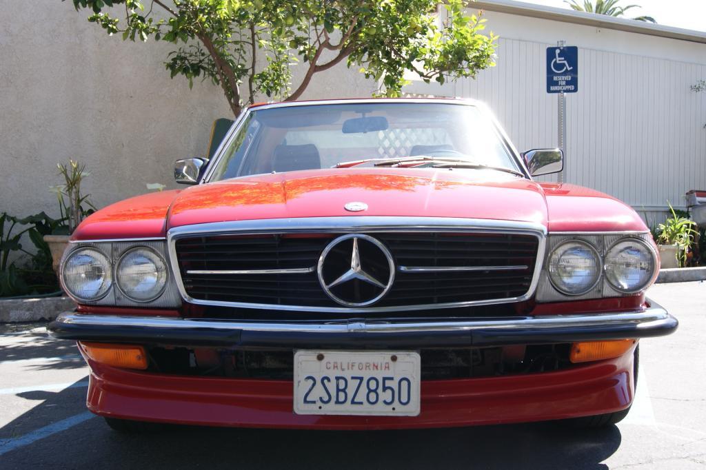 1985 Mercedes Benz SL500 hard & soft top - six cylinder motor-rebuilt ...