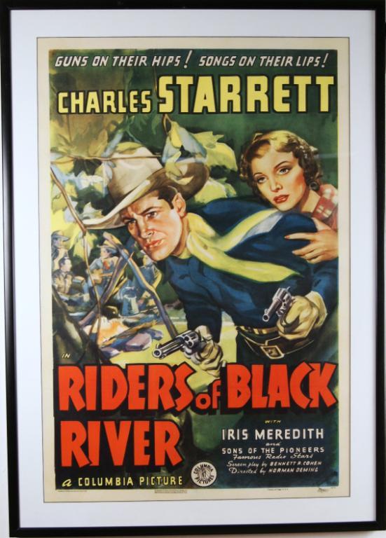 Charles Starrett 'Riders of Black River' Poster Charles Starrett 'Riders of Black River' Poster
