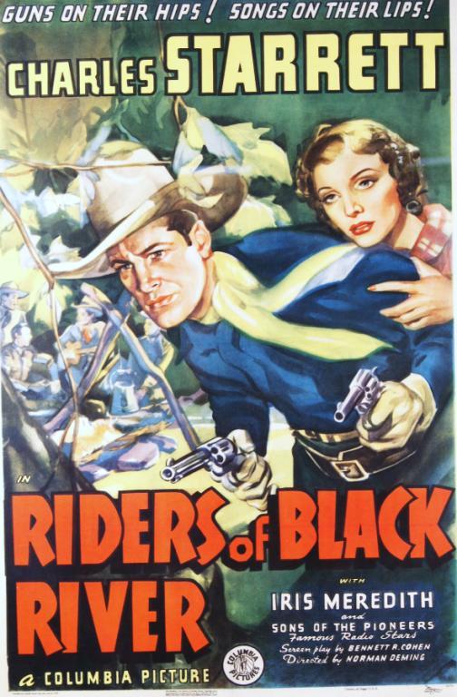 Charles Starrett 'Riders of Black River' Poster Charles Starrett 'Riders of Black River' Poster