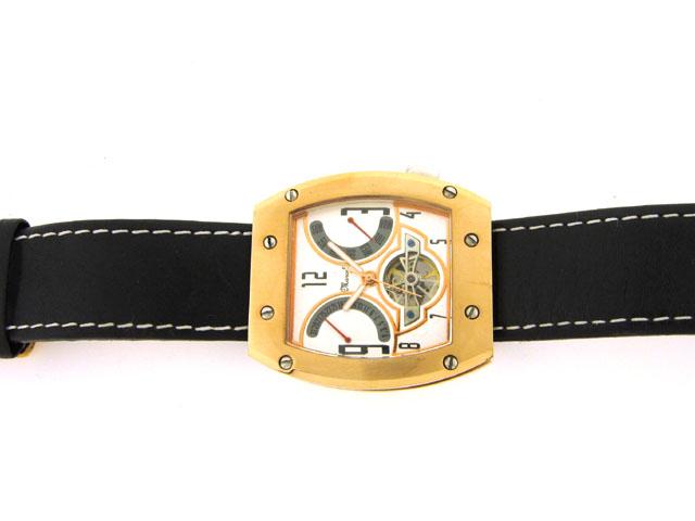 Marcel Drucker Men's 23-787R Rose Gold-Tone Stainless Steel Day and ...