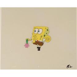 Spongebob Original Psychedelic Cel Art Production