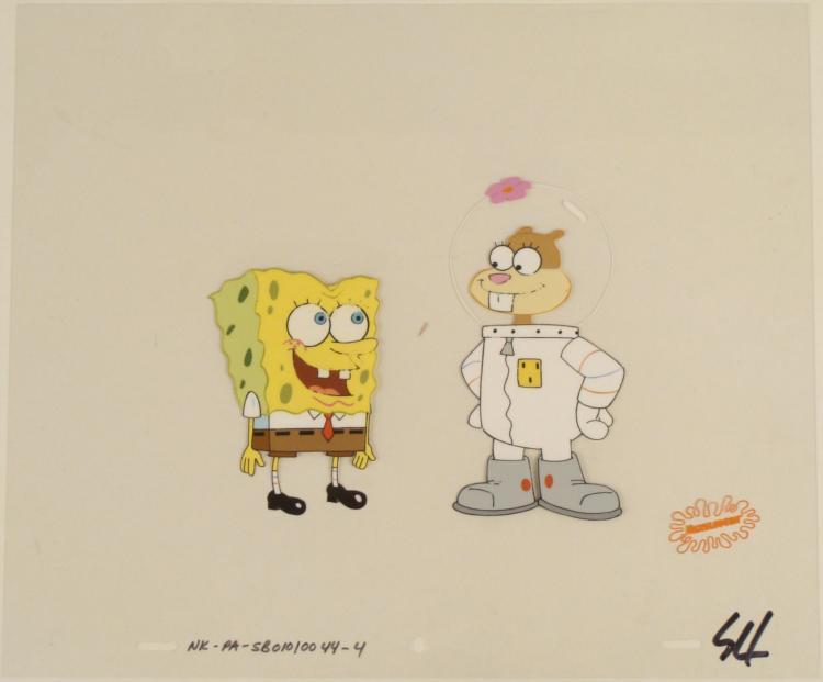 Original Humble Abode Cel Animation Art Spongebob