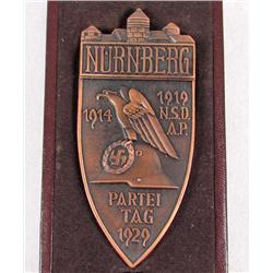 GERMAN NAZI NURNBERG PARTEI TAG 1929 IN ORIG. BOX
